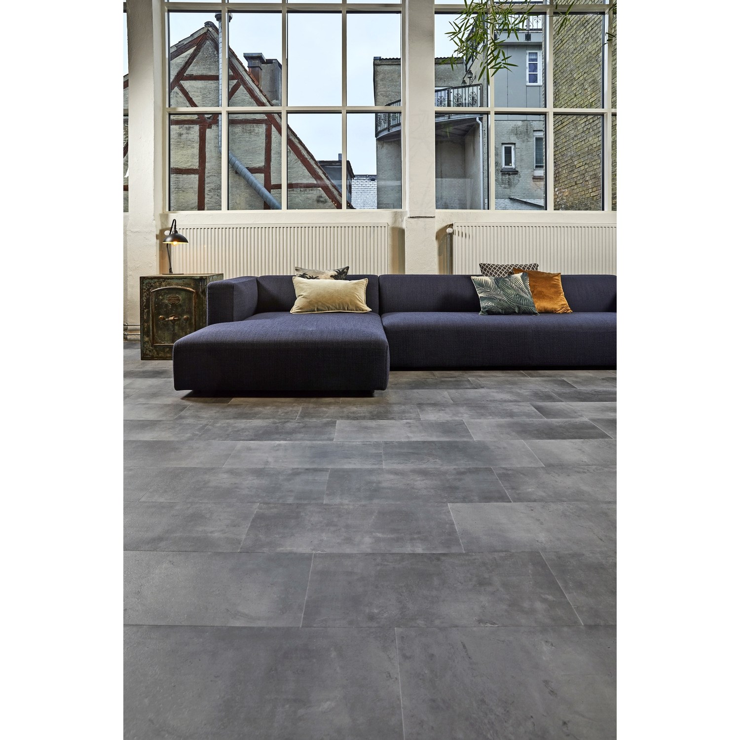 Novego Antracit flise Vinylgulv