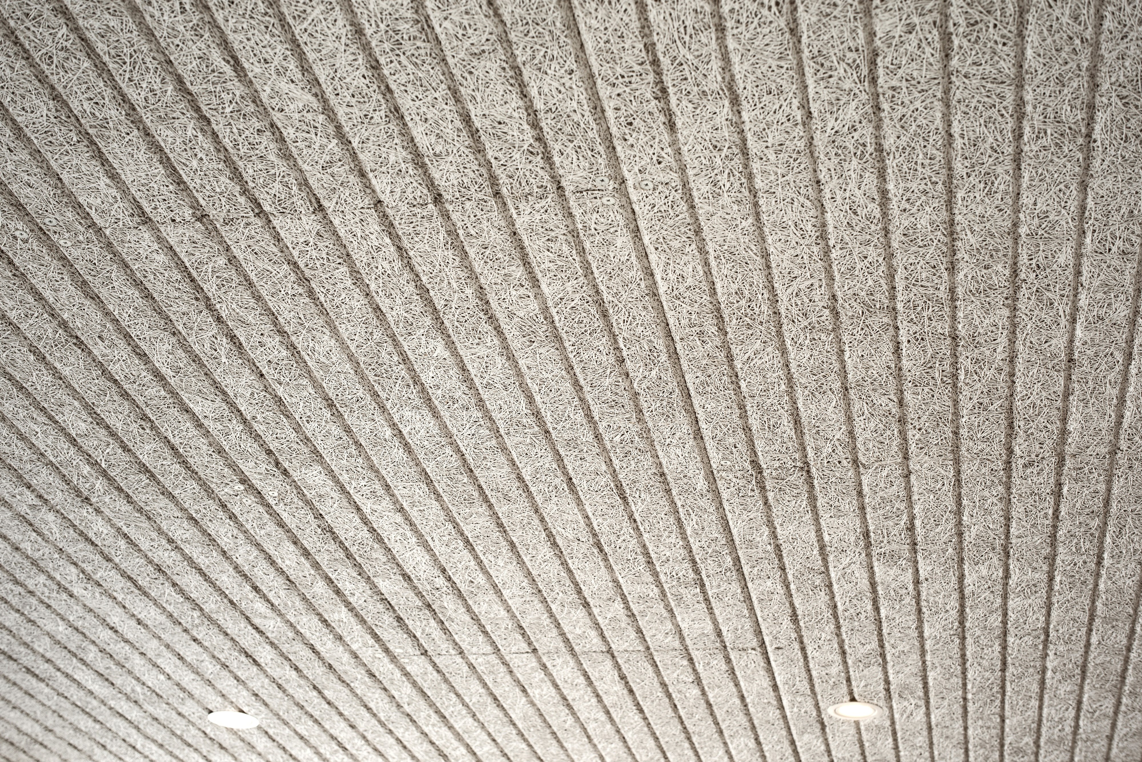 Troldtekt akustik træbeton v-line 1way 10 ultrafin hvid 25 mm 60x120 cm