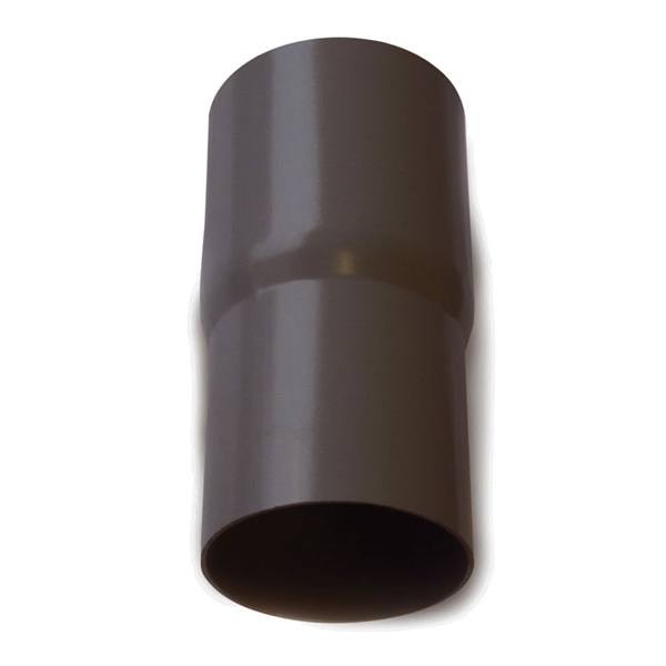 Plastmo plast rørmuffe 75 mm i grafit