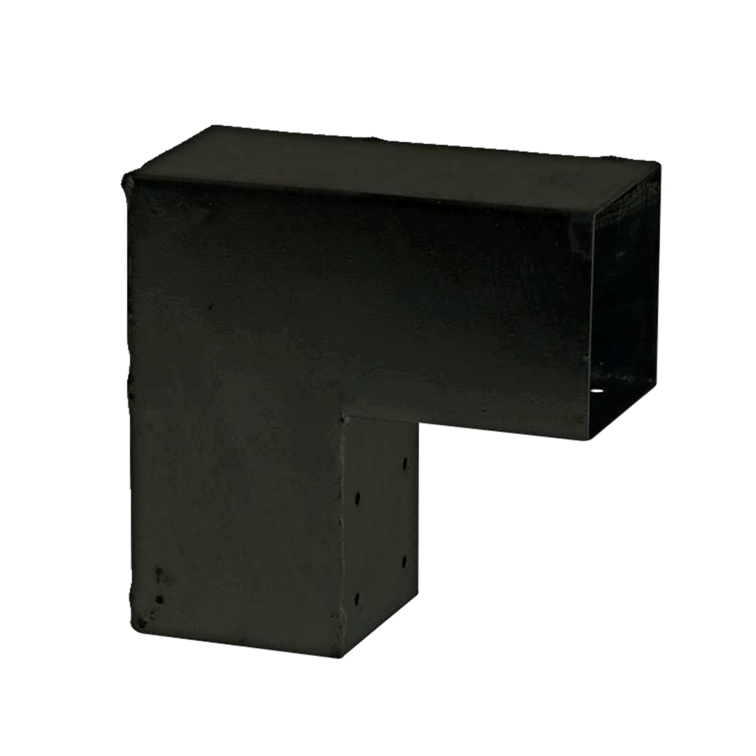 Plus Cubic Hj rnebeslag Sort Til 9x9 Cm Stolper plus-cubic-hj-rnebeslag-sort-til-9x9-cm-stolper