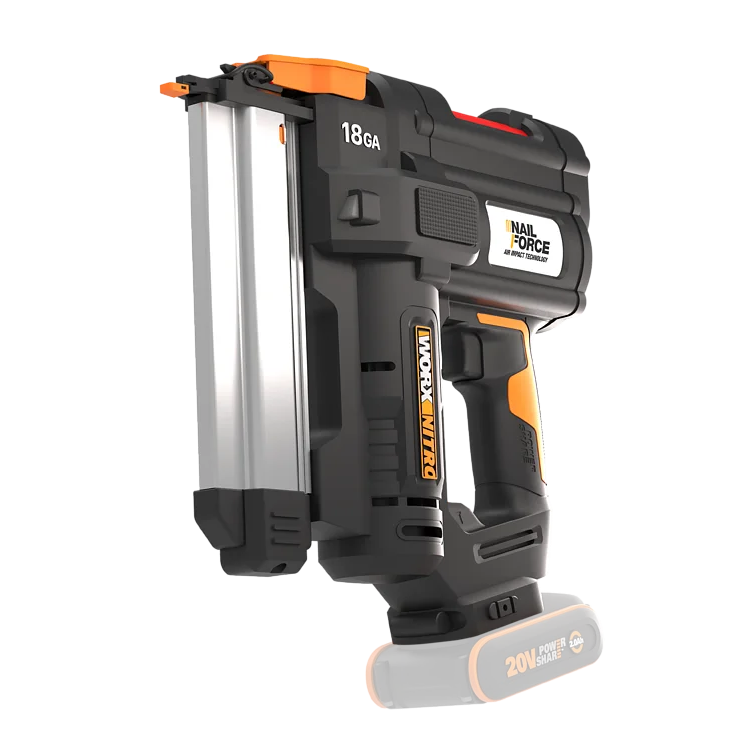 Worx WX842.9 20V PowerShare Nitro Sømpistol 18GA – Solo