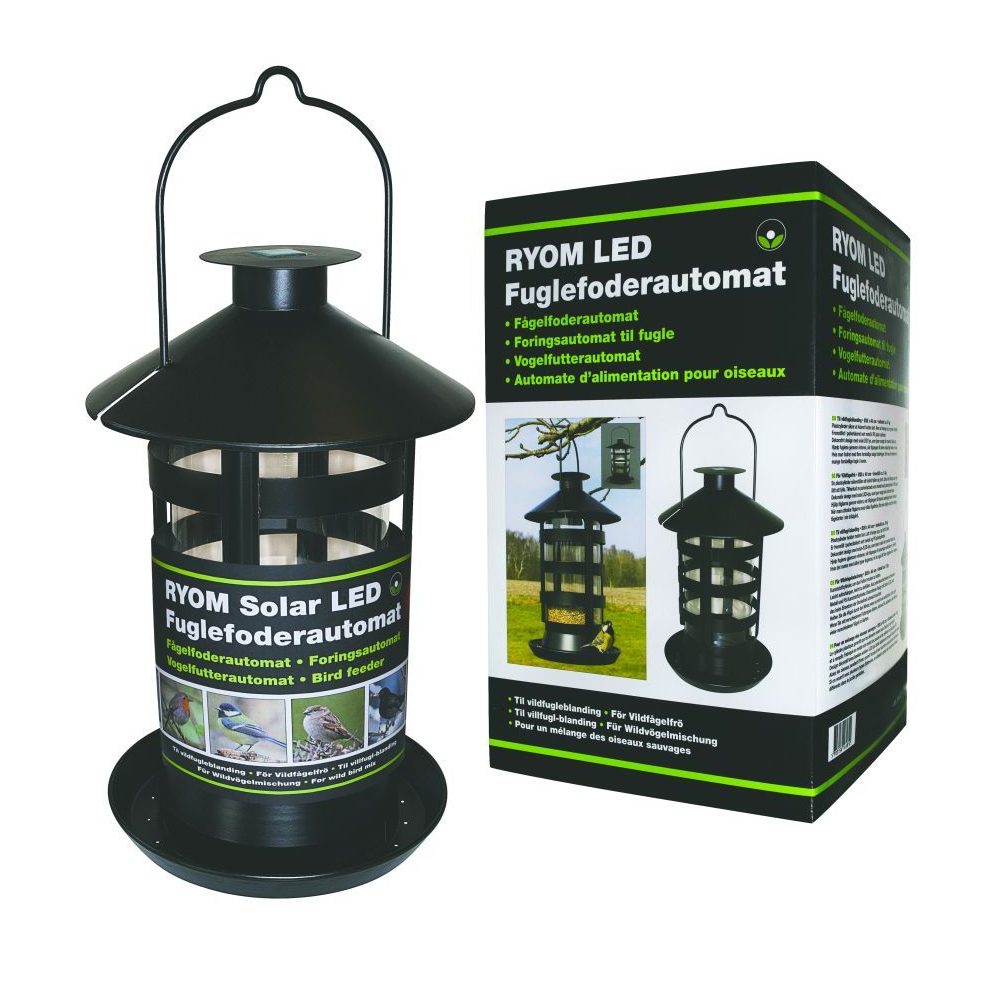 Ryom Foderautomat med LED lys