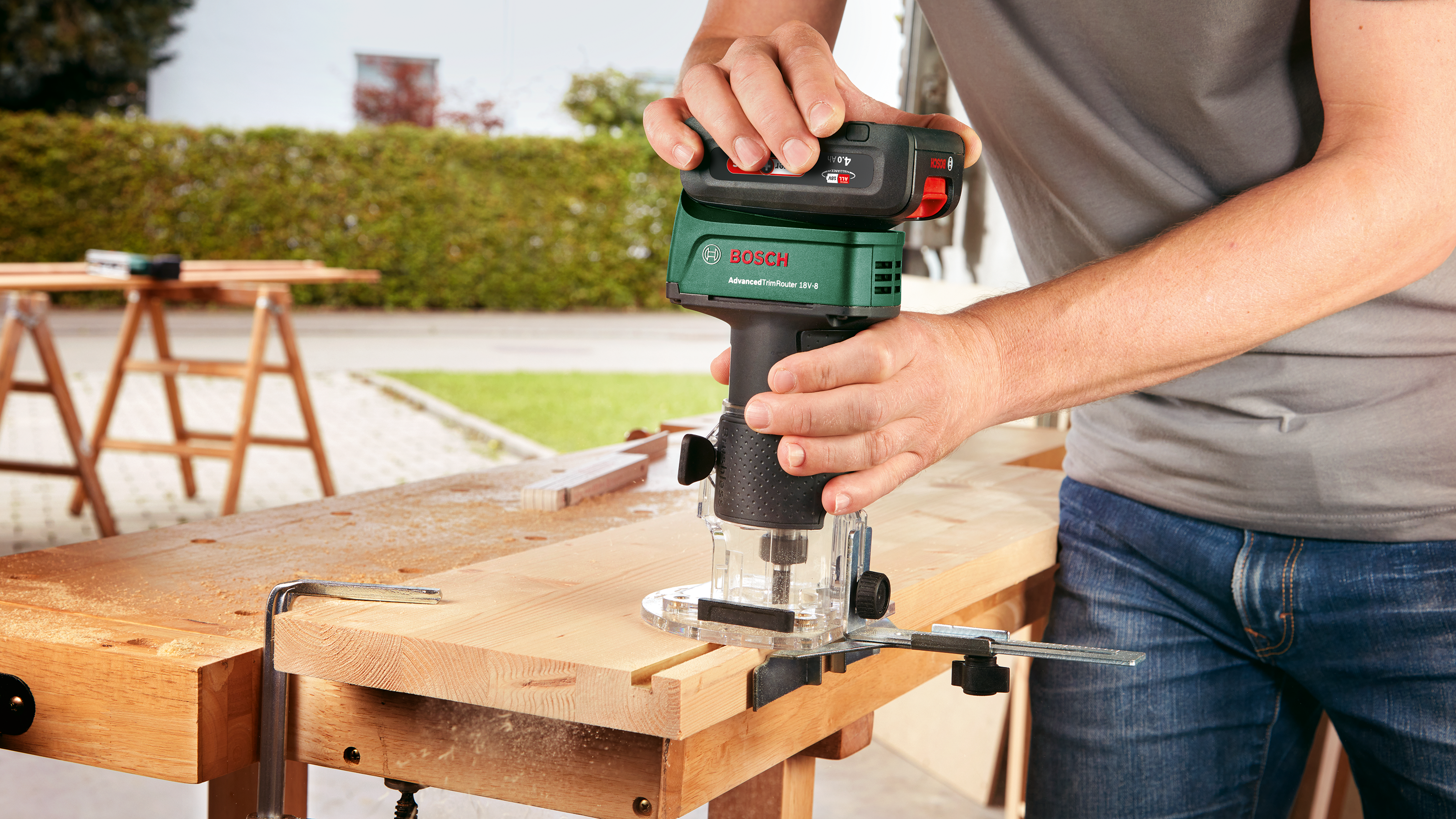 Bosch Advanced TrimRouter 18V-8 Overfræser – Solo