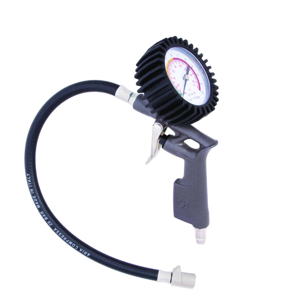Flowconcept Rectus Pumpepistol med manometer 0-12 bar