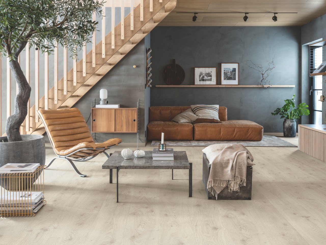 Pergo Trondheim Light Grey Oak Laminatgulv
