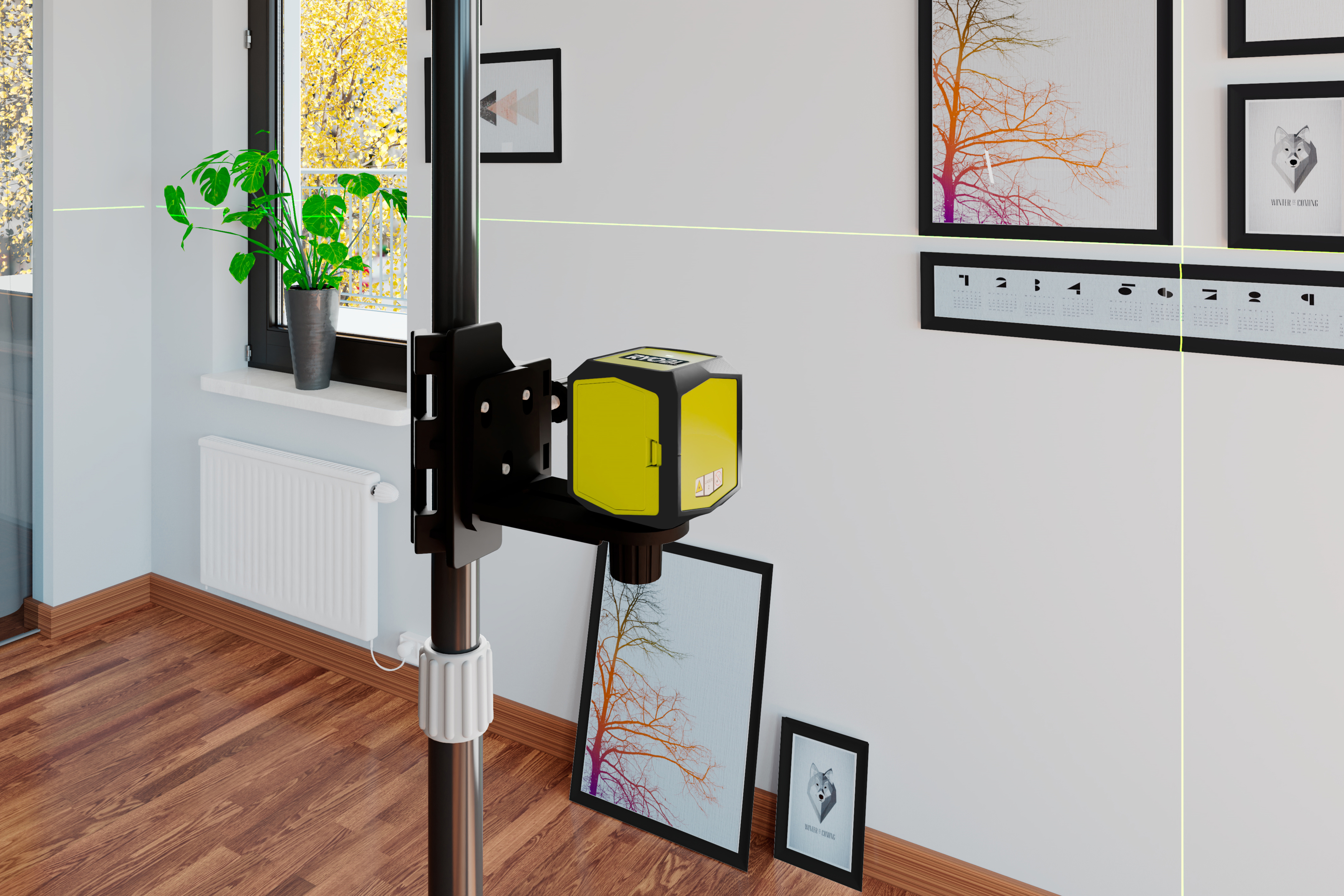 Ryobi RBCLTP1 Teleskopstang til krydslaser