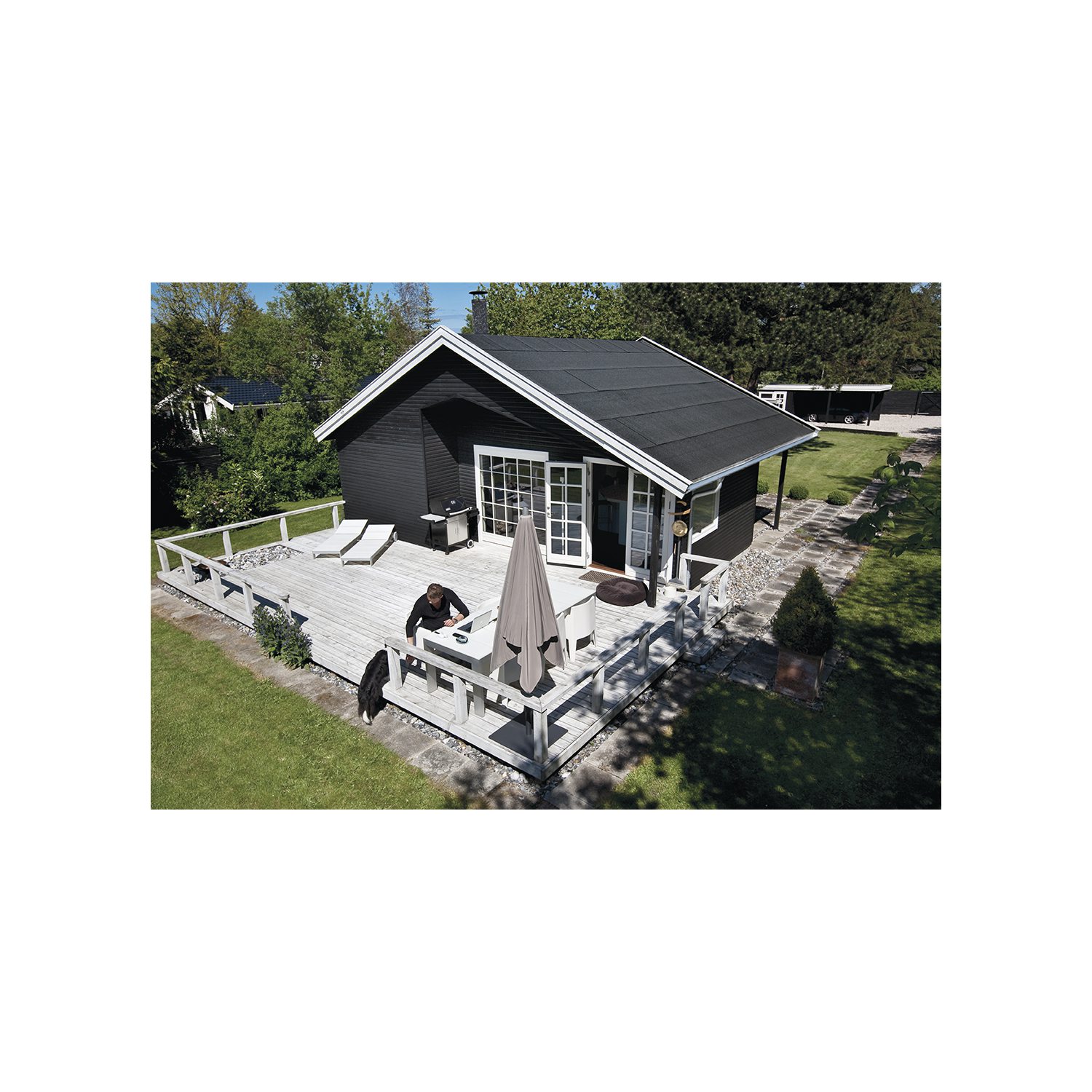 Icopal Topsafe kulsort tagpap 1 x 7 m