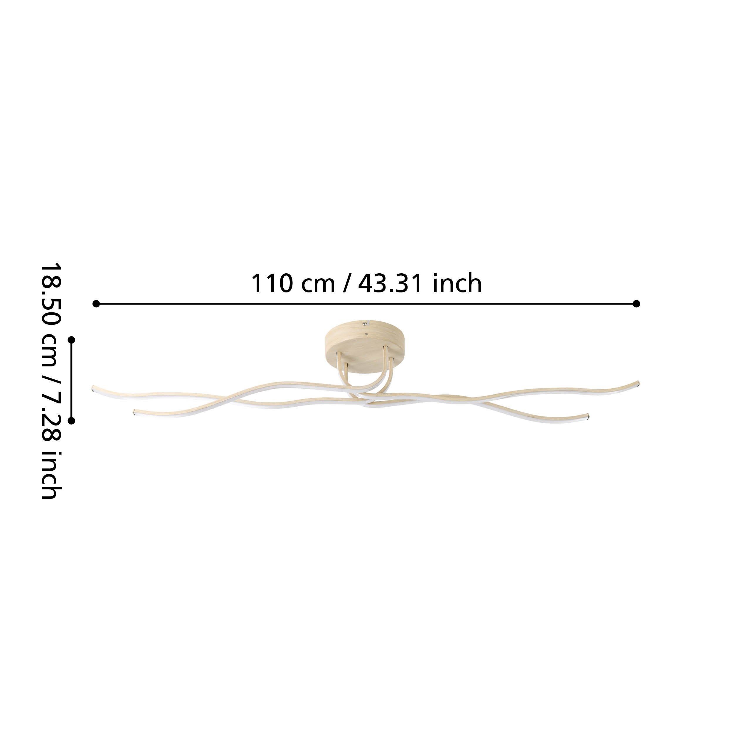 EGLO Roncade 2 Væg- og loftlampe