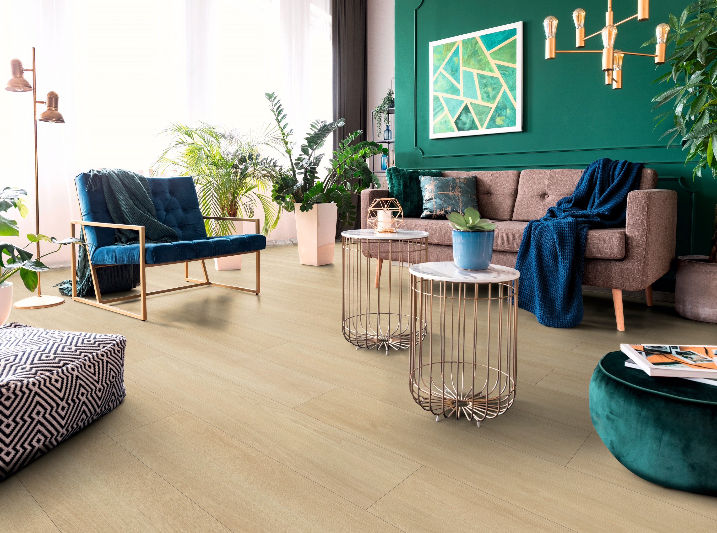 Wallmann Heritage Plank Eg 25109 Beige, V4 Laminatgulv