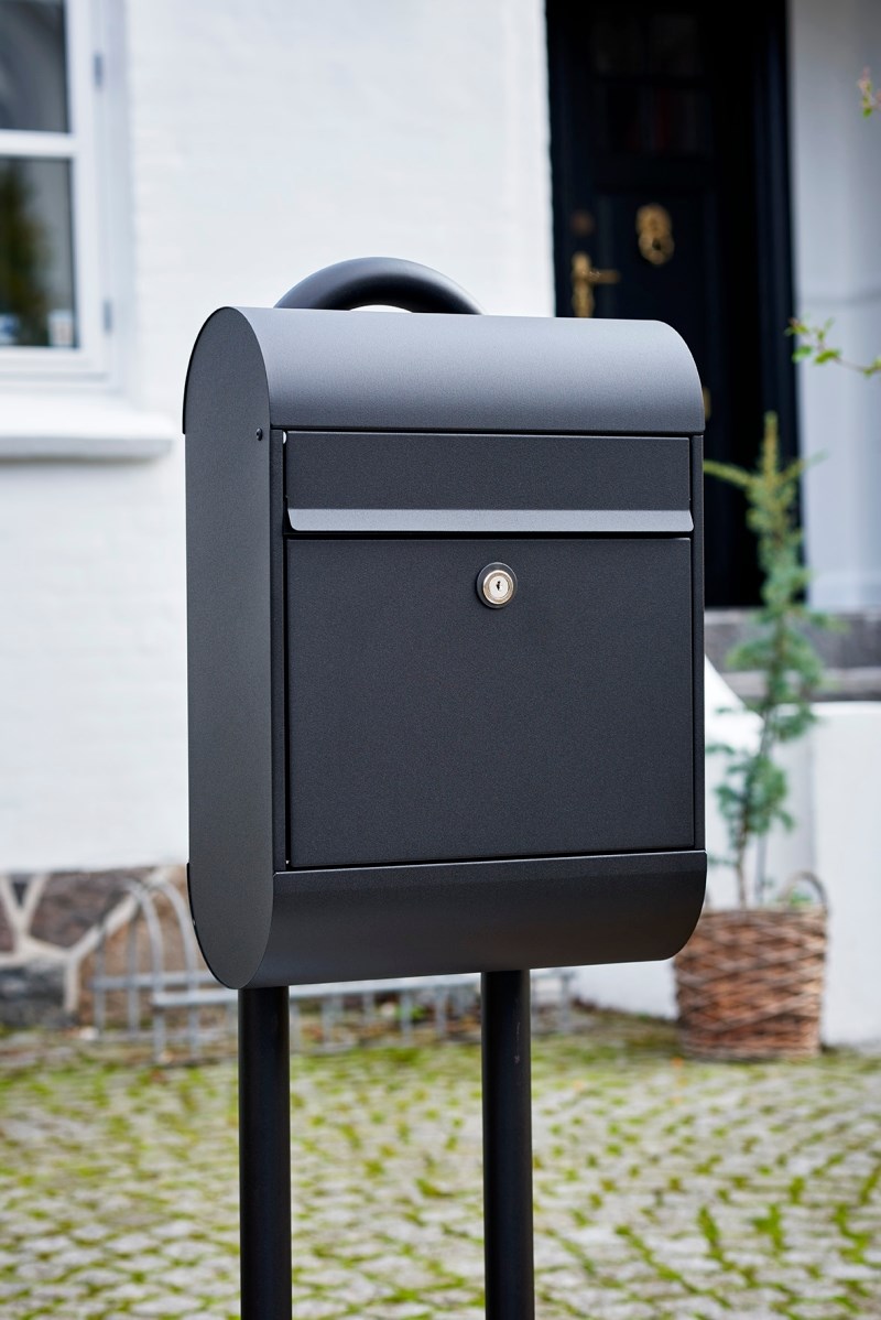 Allux 6000 Postkasse i Sort