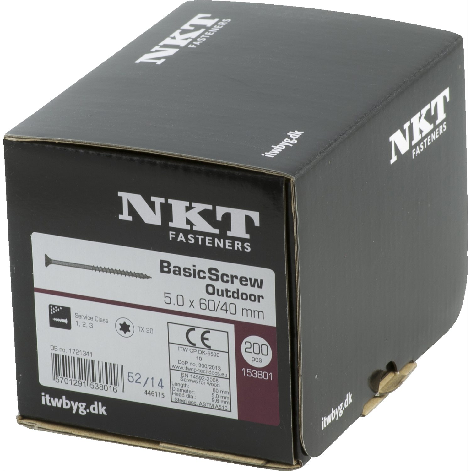 NKT Basic skrue outdoor 6,0x120/60 mm ruspert 1000 - 100 stk.
