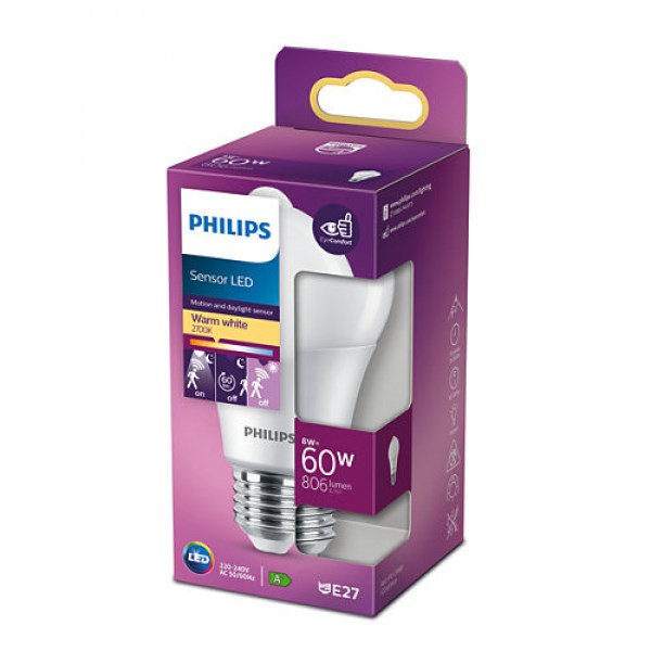 Philips LED special 60W E27 STD sensor mat