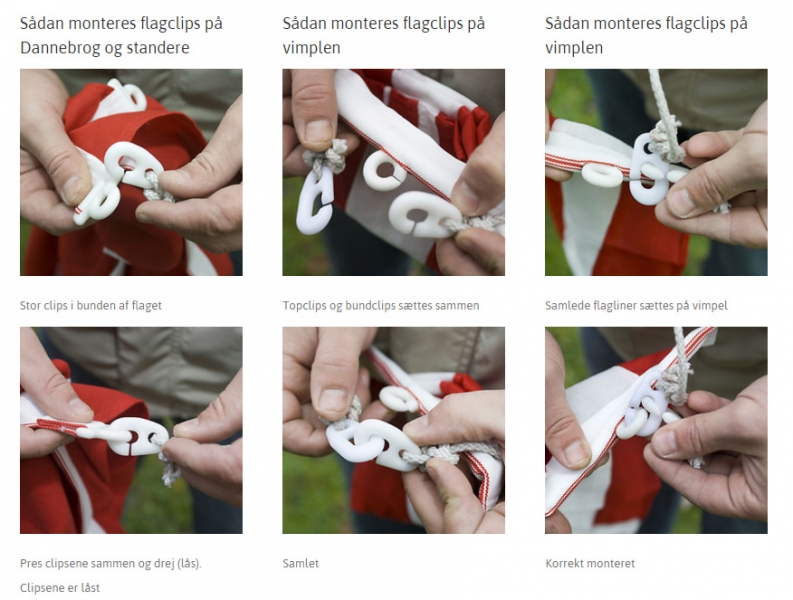 Dano Mast Flagclips 2 stk.