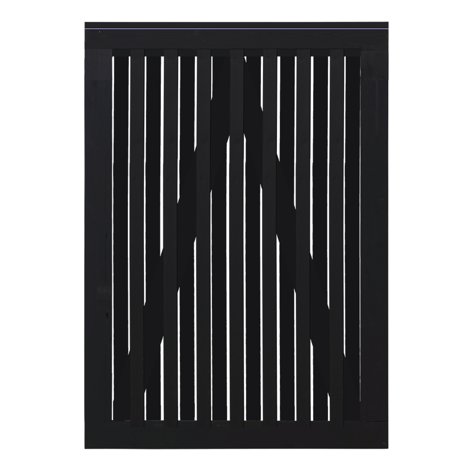 Plus Nagano Enkeltlåge 100×140 cm - Sort RAL 9005