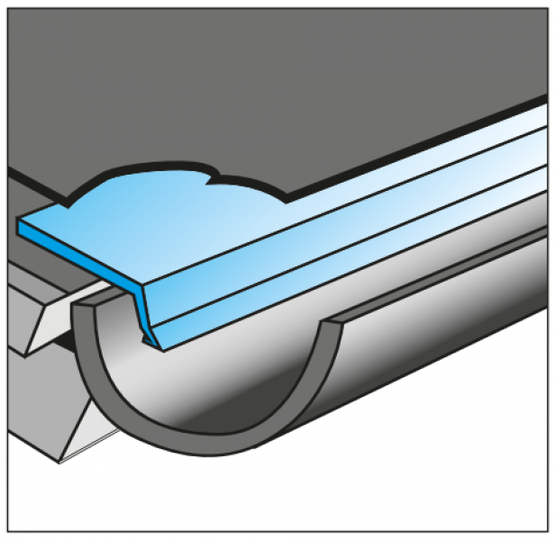 Icopal Alu-tagfod 12A med asfalt