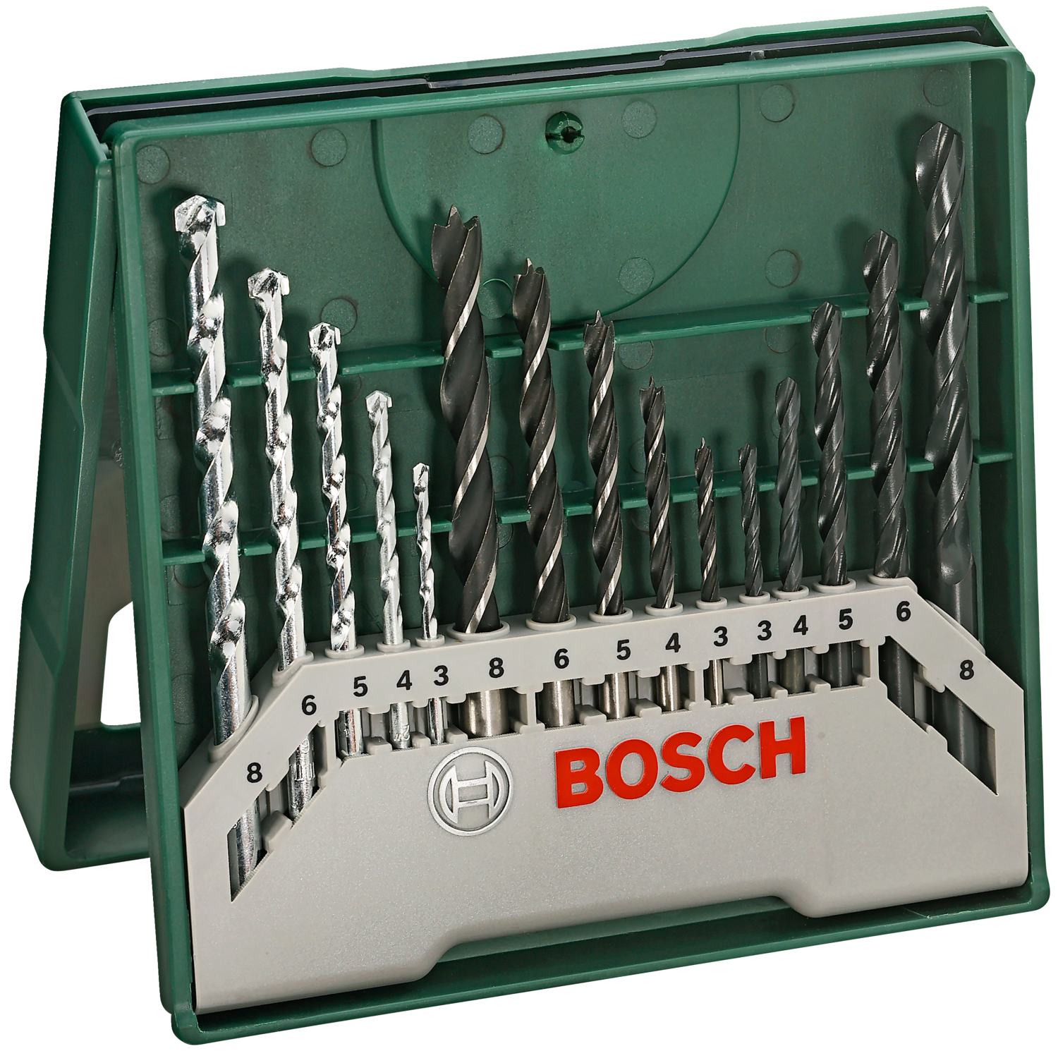 Bosch Borsæt Promoline Træ-Metal-Mur X-Line - 15 dele