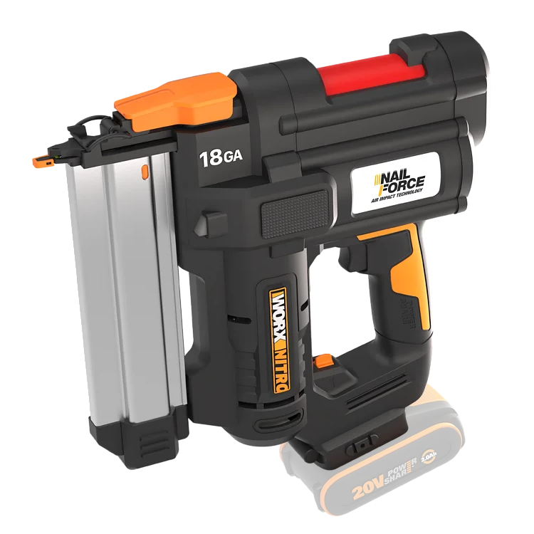 Worx WX842.9 20V PowerShare Nitro Sømpistol 18GA – Solo