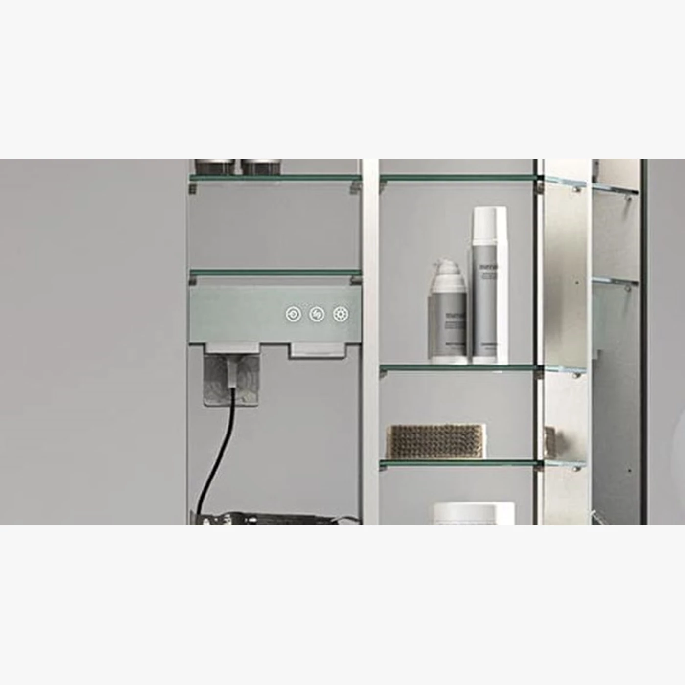 Scanbad elstik i spejlskab dobbelt