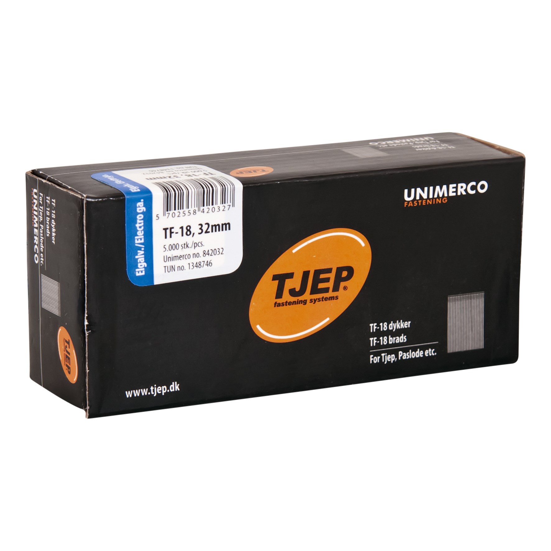 TJEP TF-18 Stifter 32 mm - 5000 stk.