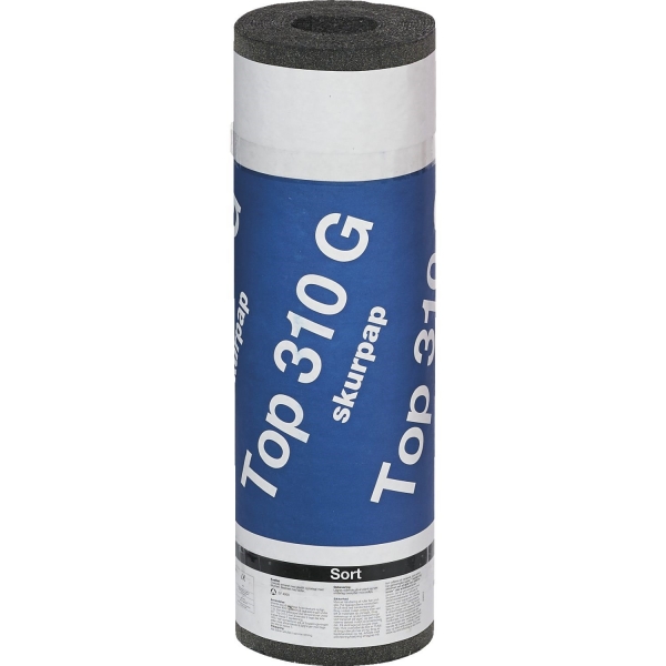 Icopal Top 310 G tagpap sort - 0,6 x 7,5 m